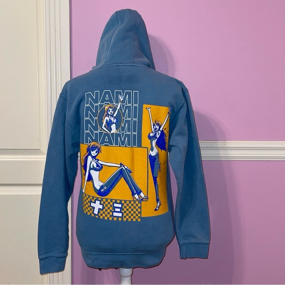 Crunchyroll | Sweaters | Rare Crunchyroll Nami One Piece Hoodie Jacket ...